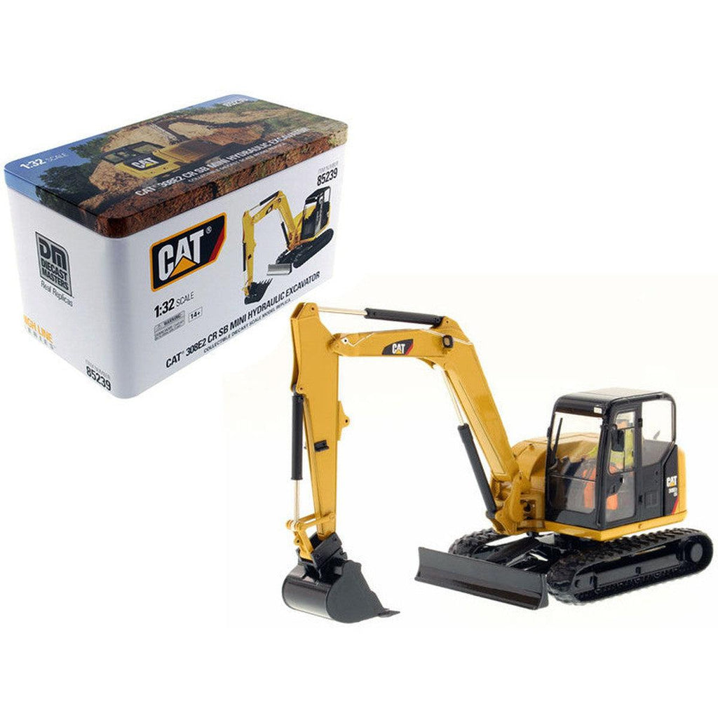 1/32 Scale Caterpillar 308E2 SB Mini Hydraulic Excavator Diecast Toy