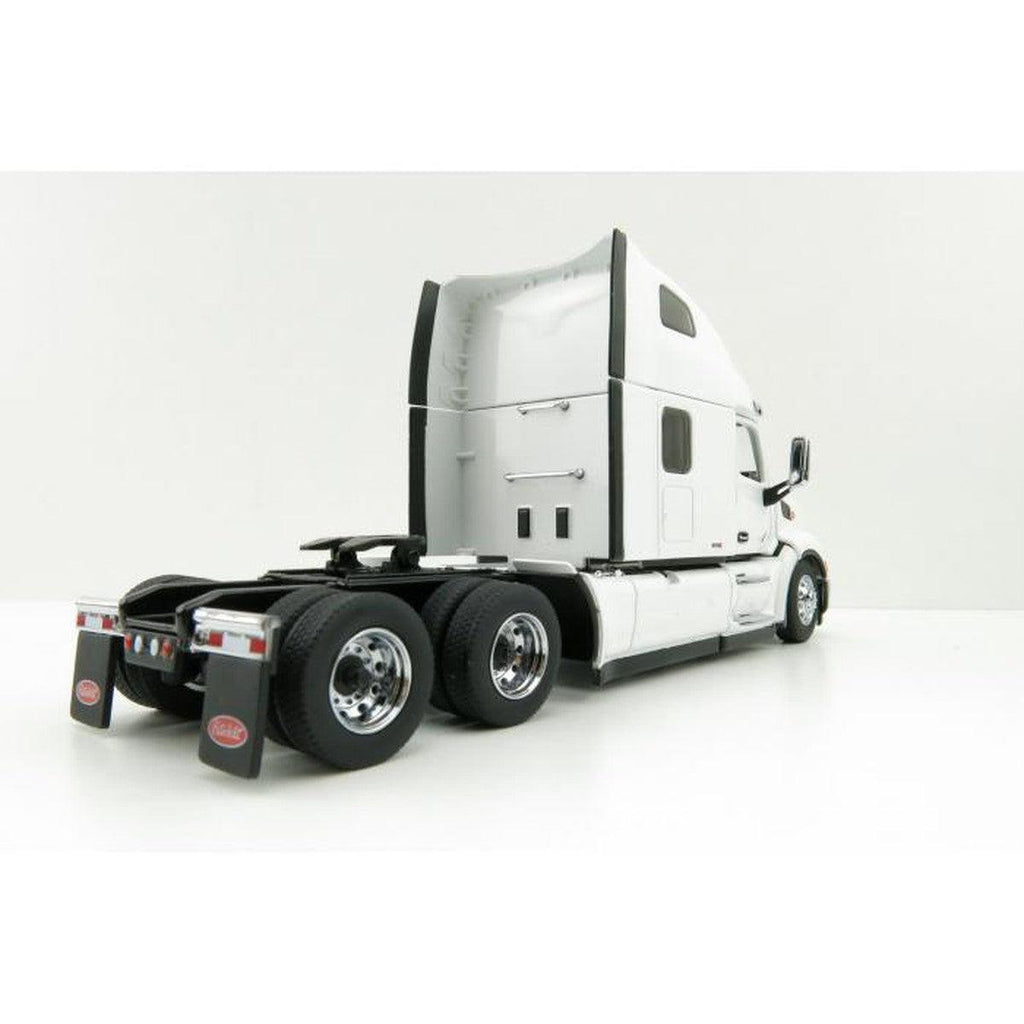 1/50 Scale White Peterbilt Tractor Semi Truck - Diecast With UltraLoft