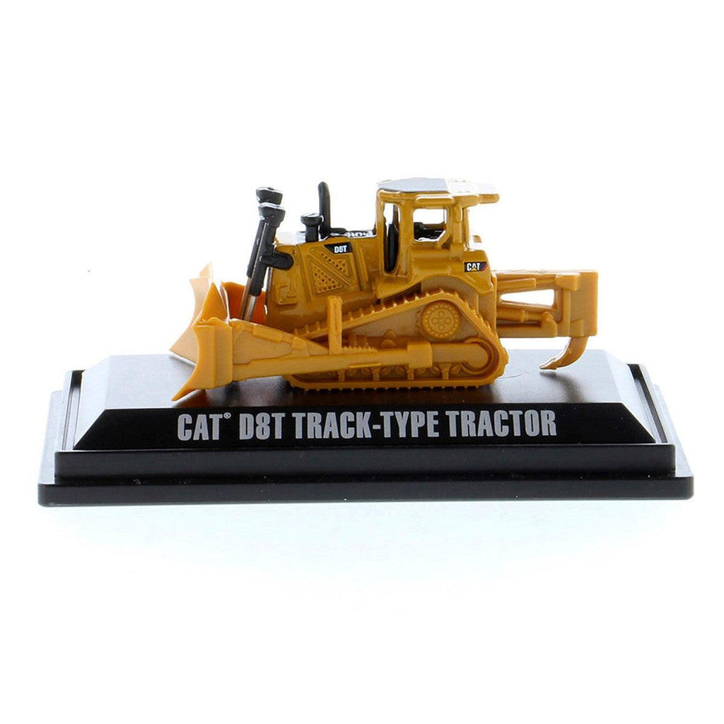 Micro Scale Caterpillar D8T Yellow Bulldozer Toy