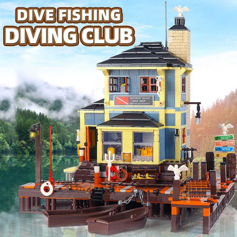 1460 Piece Model Fishing Shack Set