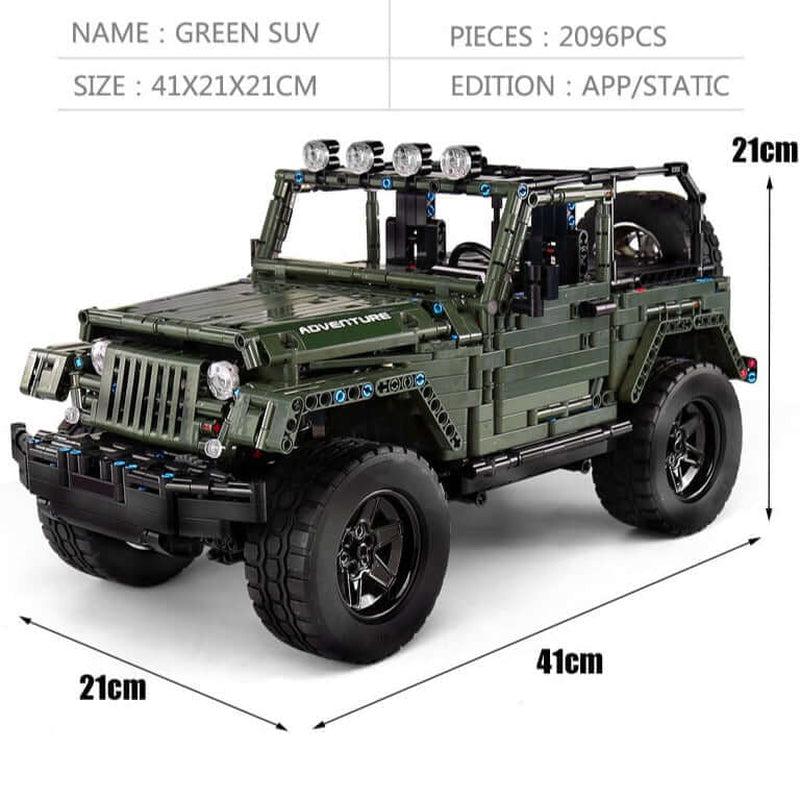 2096 Piece Technical 4x4 Remote Control Model Set