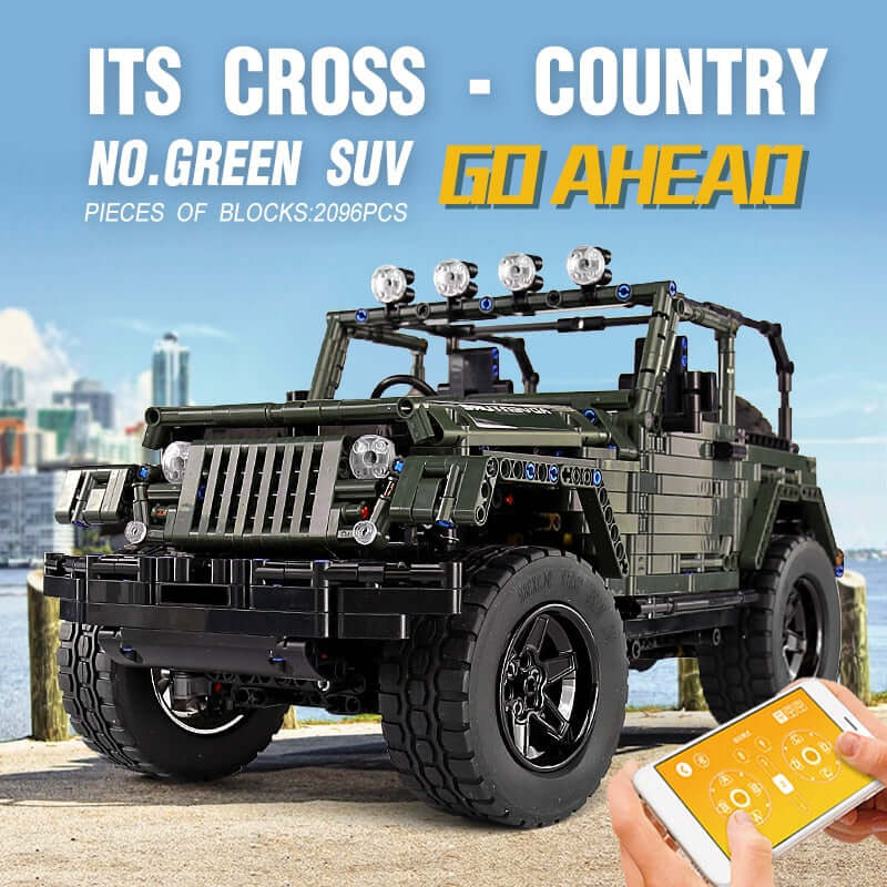 2096 Piece Technical 4x4 Remote Control Model Set