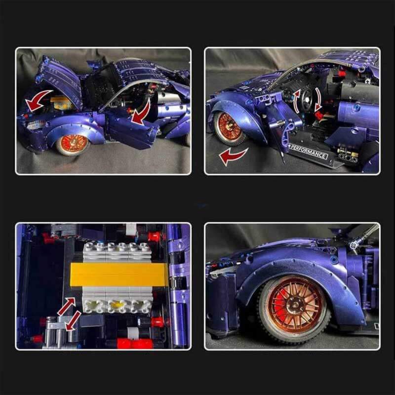 2389 PCS Technical R35 GT-R Remote Control Model Set