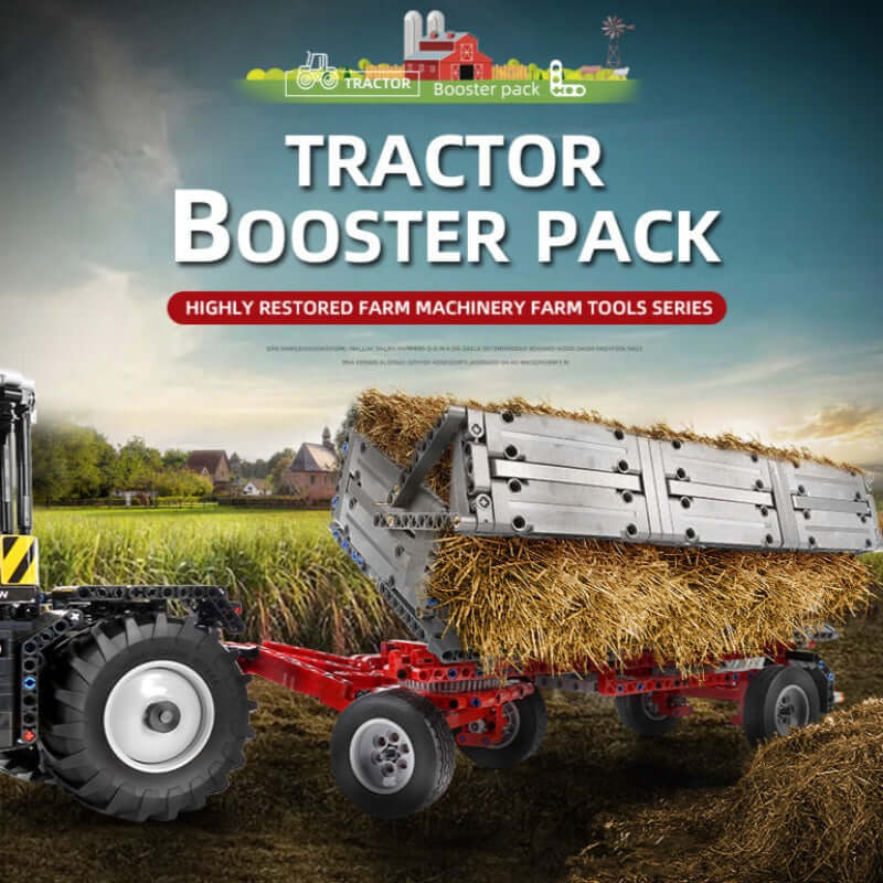 2596 Piece Technical Remote Farm Tractor Model Set