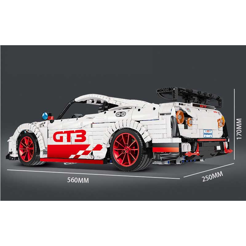 3408 Piece Technical like GT3 Car Remote Control Set
