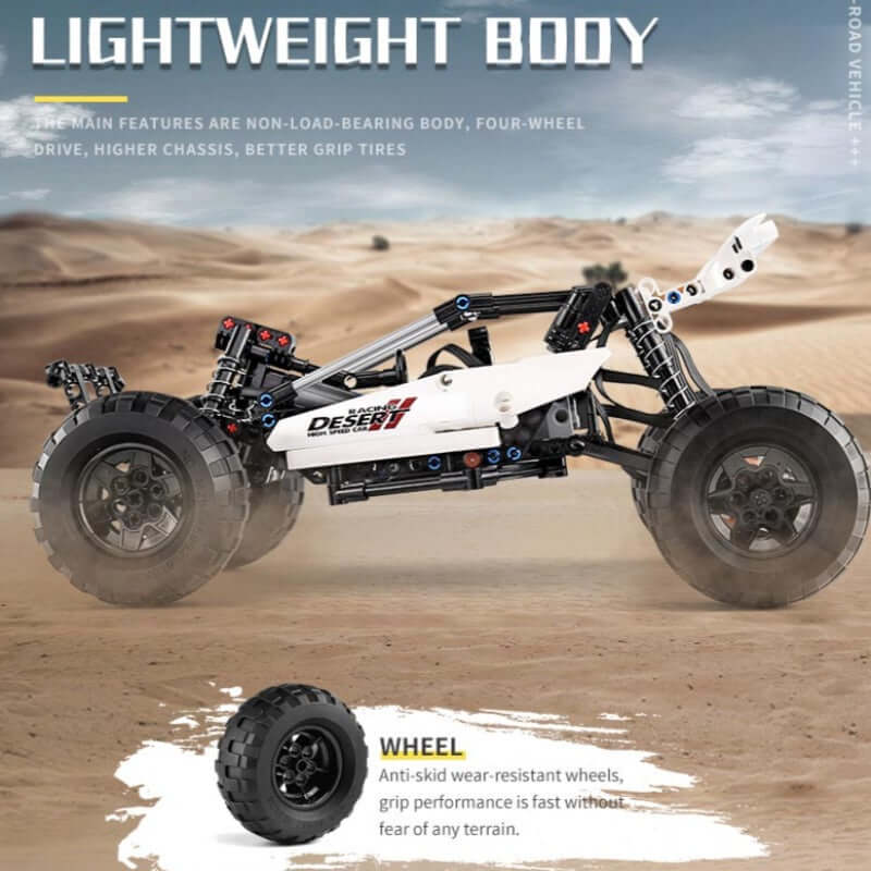 394 Piece Technical Remote Control Dune Buggy Model Set