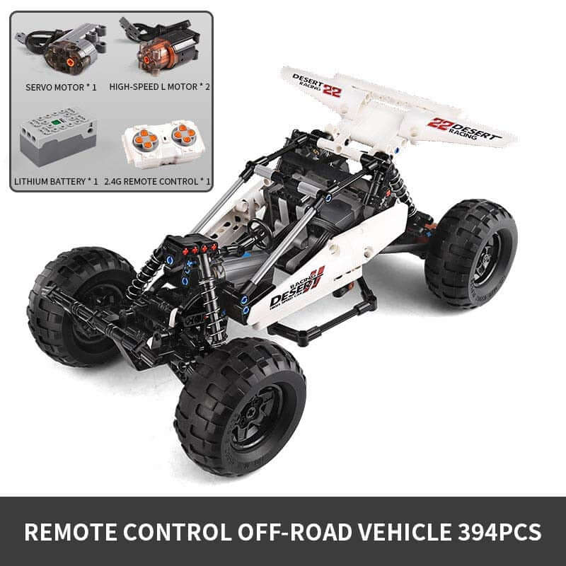 394 Piece Technical Remote Control Dune Buggy Model Set