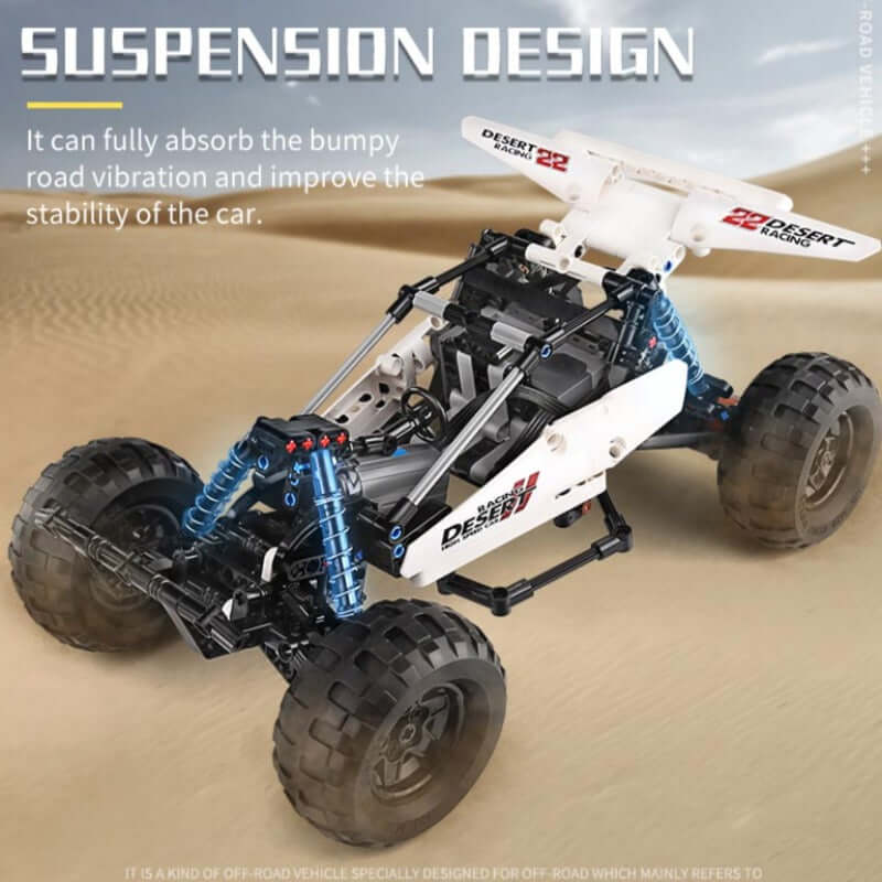 394 Piece Technical Remote Control Dune Buggy Model Set