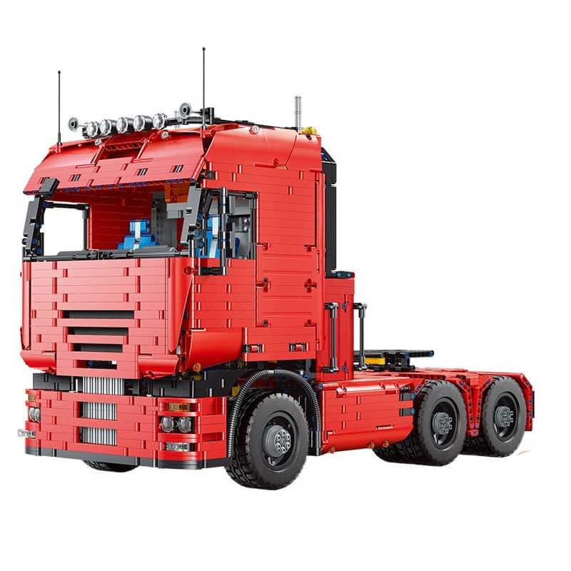 8193 Piece Technical Remote Control Tractor Truck and Trailer Model Se