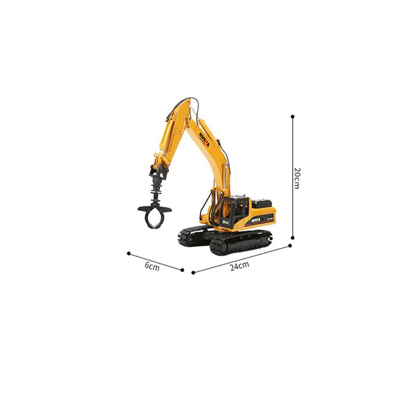 1/50 Scale Excavator With Timber Grapple Diecast Toy