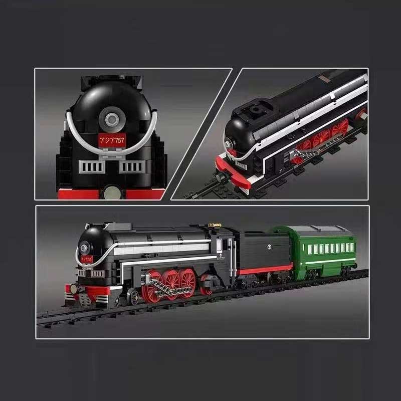 1873 Piece Electric SL7 Asia Passenger Train Railway Set