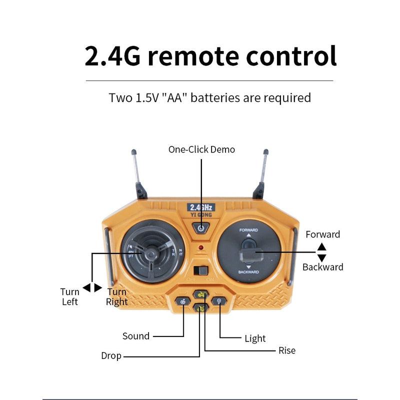 1/24 Remote Control Mine Dump Truck - RC Toy