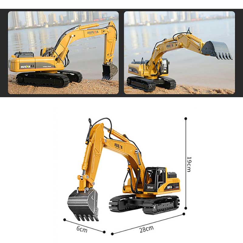 1/50 Scale Diecast Excavator Toy
