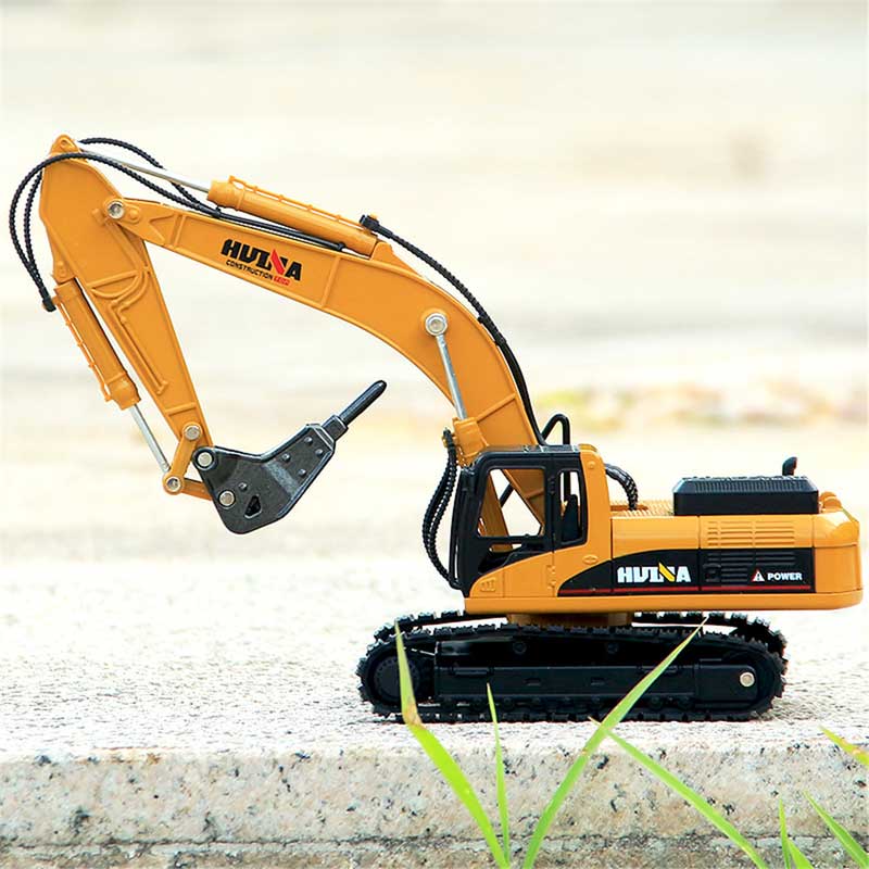 1/50 Scale Toy Excavator Metal With Hammer / Rock Breaker