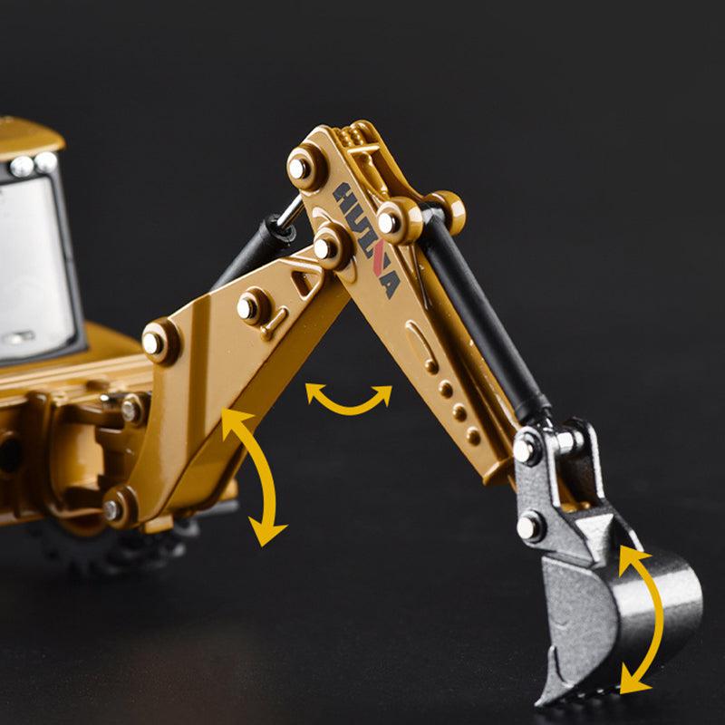 1/50 Scale Metal Alloy Backhoe Toy