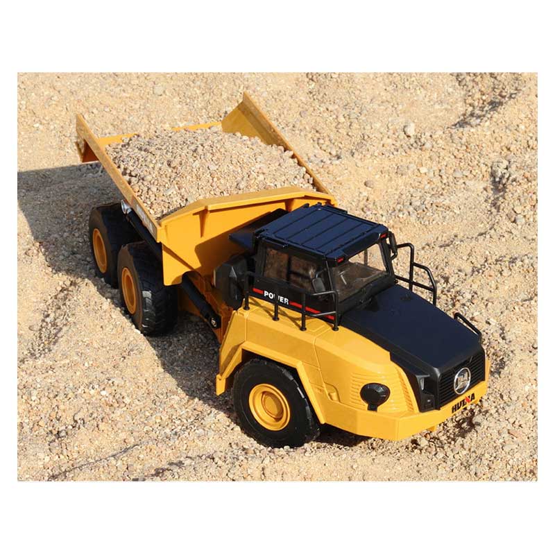 1/24 Scale Caterpillar Articulated RC Dump Truck 9 Channel