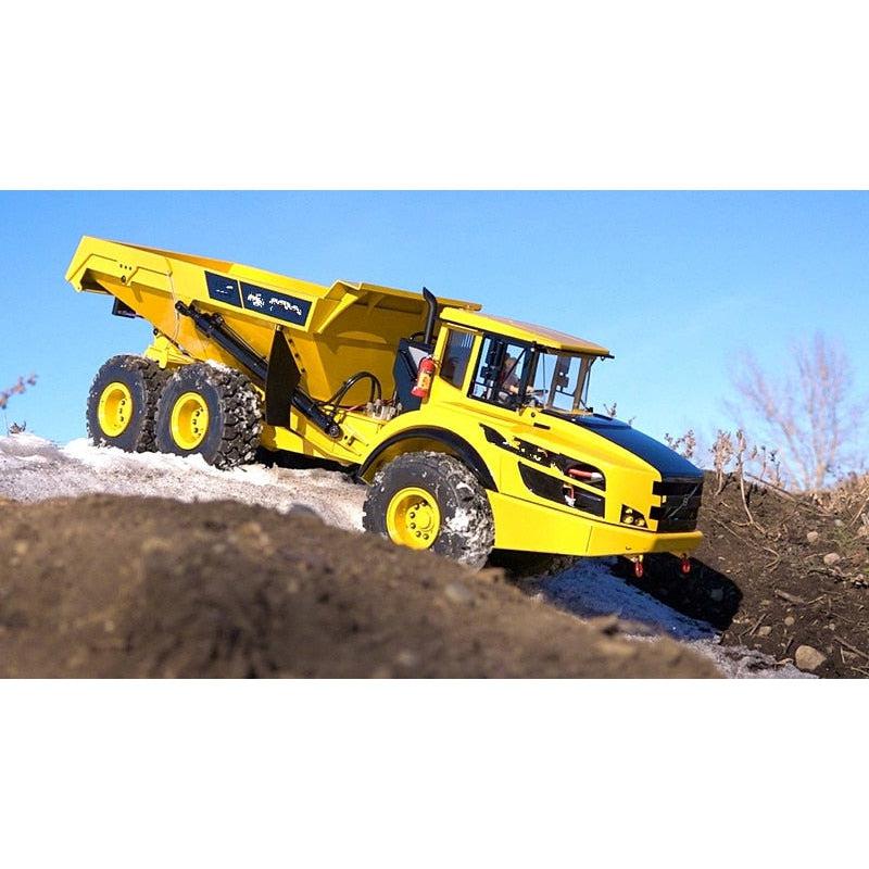 1/14 Scale All Metal Hydraulic Rc Dump Truck Articulating Volvo A40G
