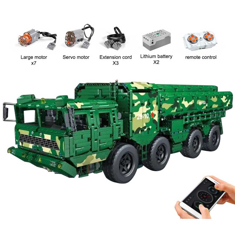 4848 Piece CJ-10 WW2 cruise missile launcher remote control set.