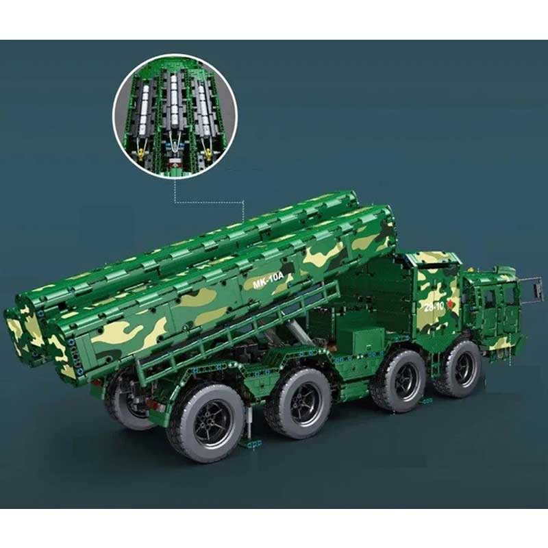 4848 Piece CJ-10 WW2 cruise missile launcher remote control set.