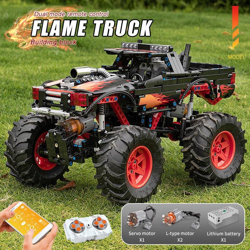 889 Piece Technical Monster Truck Remote Control Set
