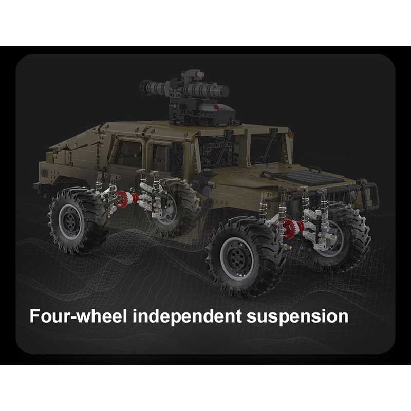 3935 Piece Military Truck Remote Control Set