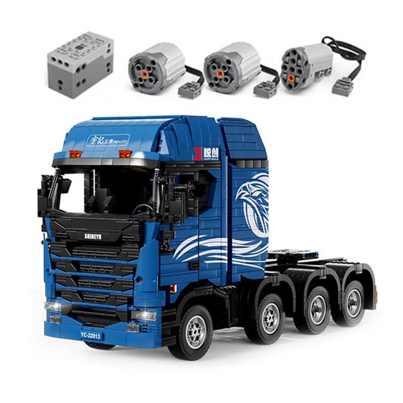 2651 Piece Remote Control City Tractor Transport Truck