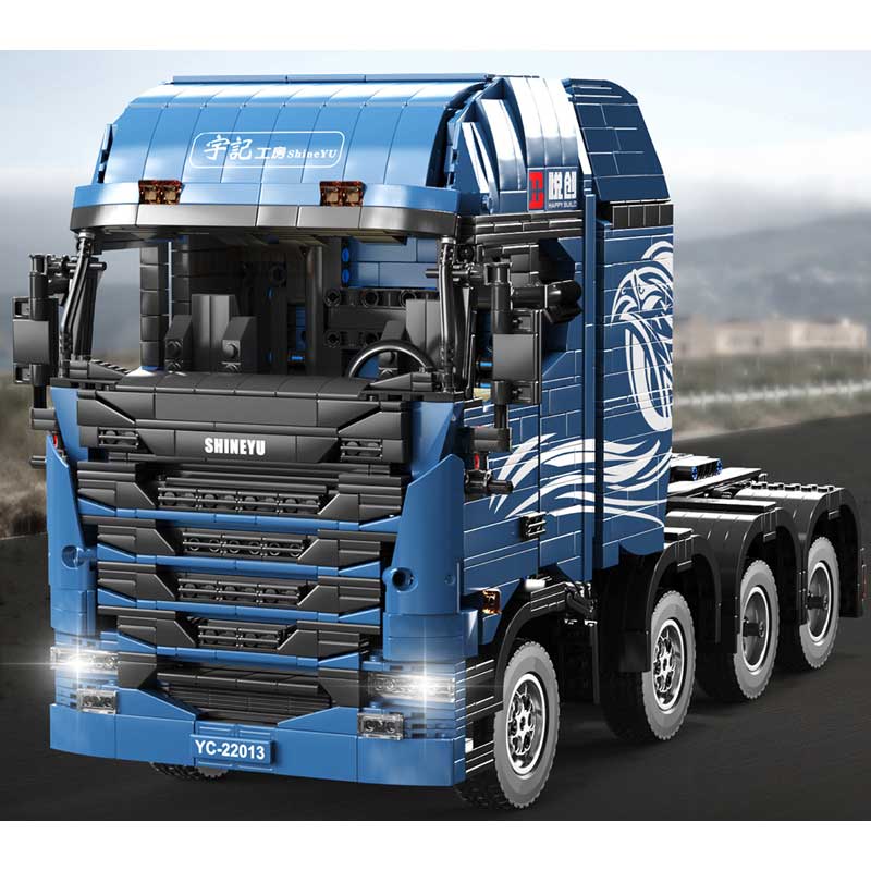 2651 Piece Remote Control City Tractor Transport Truck