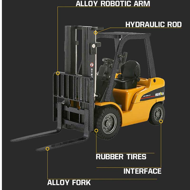 1/50 Scale Metal Diecast Toy Forklift