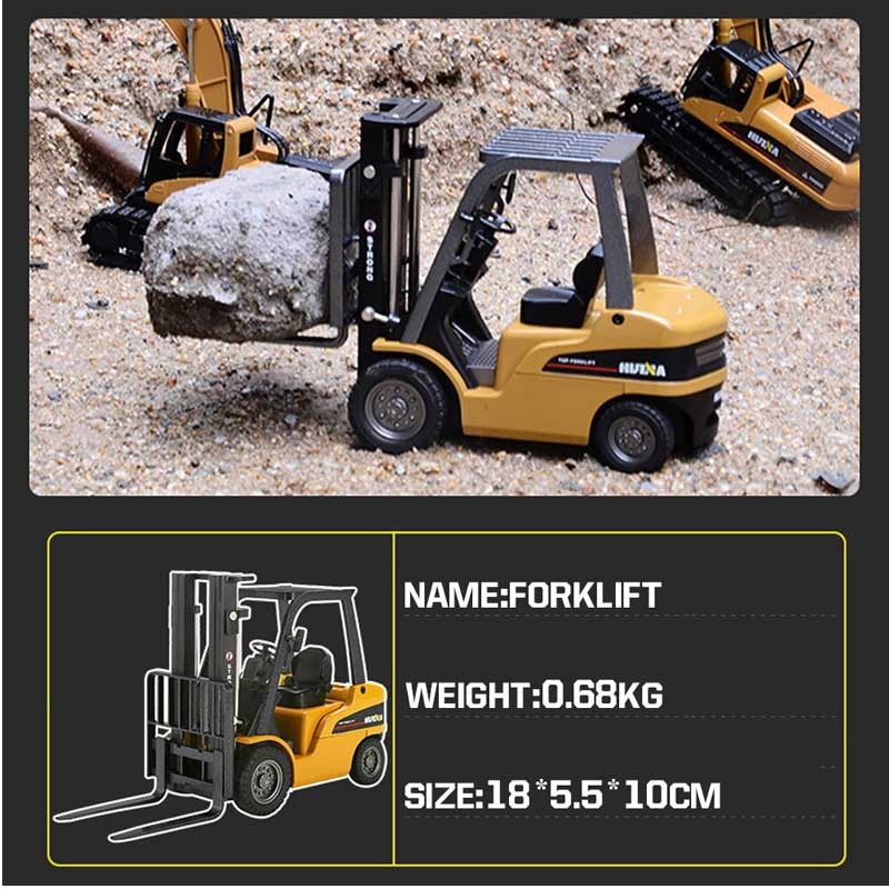 1/50 Scale Metal Diecast Toy Forklift